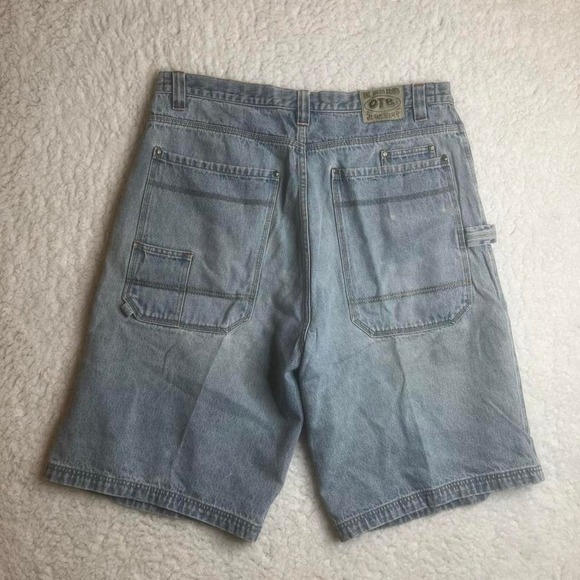 Shorts | Otb Mens Blue Jorts Baggy Deep Pocket Jnco Style Skater ...